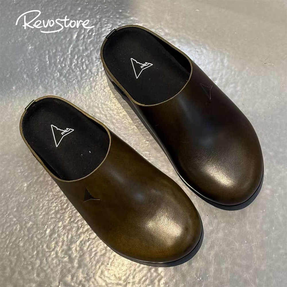 Roa Fedaia Clog 皮革男女穆勒鞋简约户外休闲运动包头拖鞋一脚蹬
