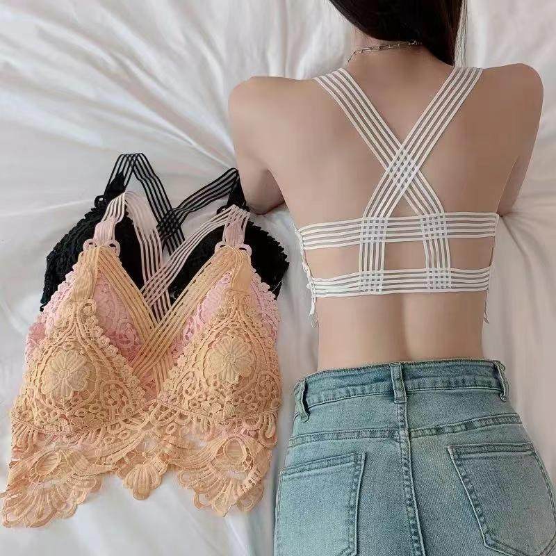 Large open back sling binding 时尚美背大露背吊带修身显胸大