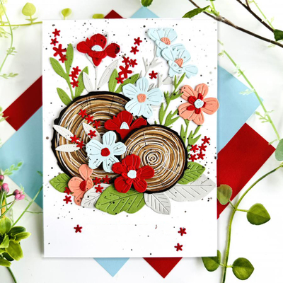 7738木纹背景 切割模板DIY模具cutting die手账Scrapbook贺卡制作