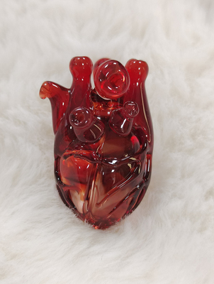 血肉之心项链心脏吊坠纯手工礼物