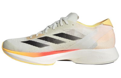 adidas Adizero Takumi 防滑防水 低帮 跑步鞋 男款 白色 IG8202