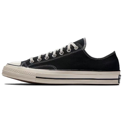 Converse Chuck百搭舒适 耐磨 低帮 帆布鞋 男女同款 黑色162058C