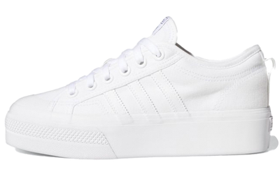 adidas originals Nizza Platform 女款 纯白FV5322
