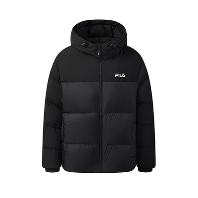 FILA斐乐 ORIGINALE RGB多彩 700蓬 鸭绒羽绒服F11M549914FBK