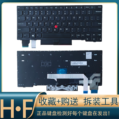 适用联想X280 X395 x390 TP00106/7A TP00093A X13背光 英文 键盘