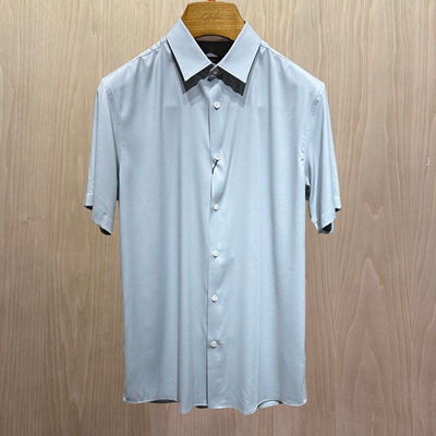 沙驰Satchi专柜正品春夏商务男装正装短袖衬衫衬衣88PBA3312003
