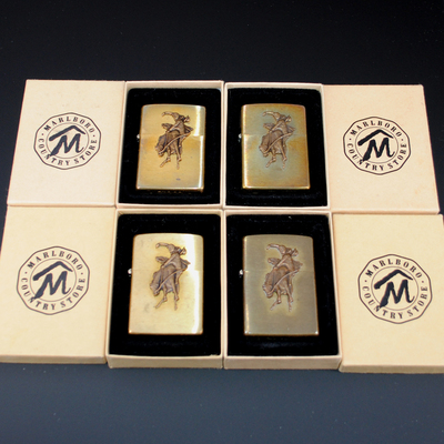 zippo万宝路铜驯马1994年打火机