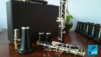 非洲乌木 单簧管 clarinet 黑管 镀银 17键木管  乌木单簧管 降B