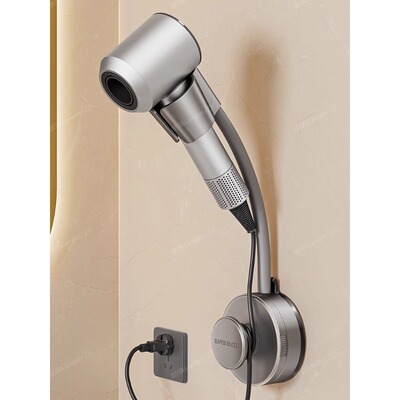 吸盘吹风机懒人支架置物架子卫生间解放双手电吹风筒壁挂收纳神器