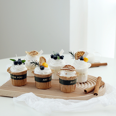 仿真纸杯蛋糕模型橱窗装饰