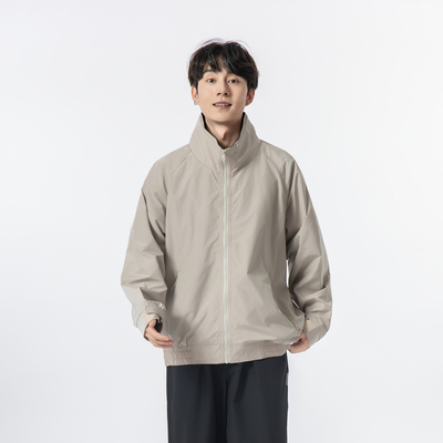 YOKE  STUDIO 秋季新款日系撞色立领夹克宽松百搭工装上衣外套男