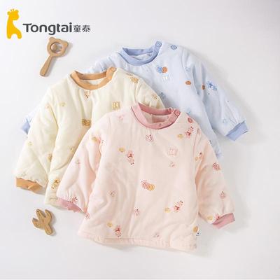 童泰1-3岁肩开中厚棉上衣