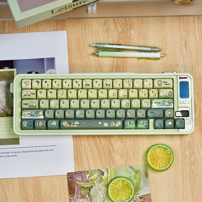 下午小蛙可爱键帽Moa高度PBT材质