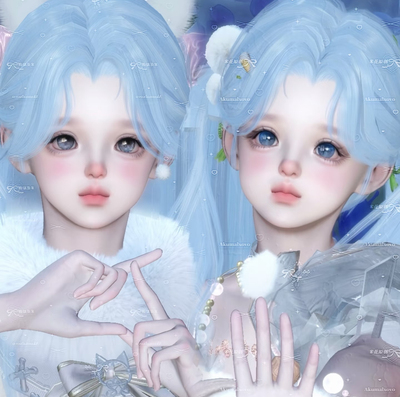 葱葱 爱丽丝 米花原创 逆水寒手游捏脸全职业女通用 原版