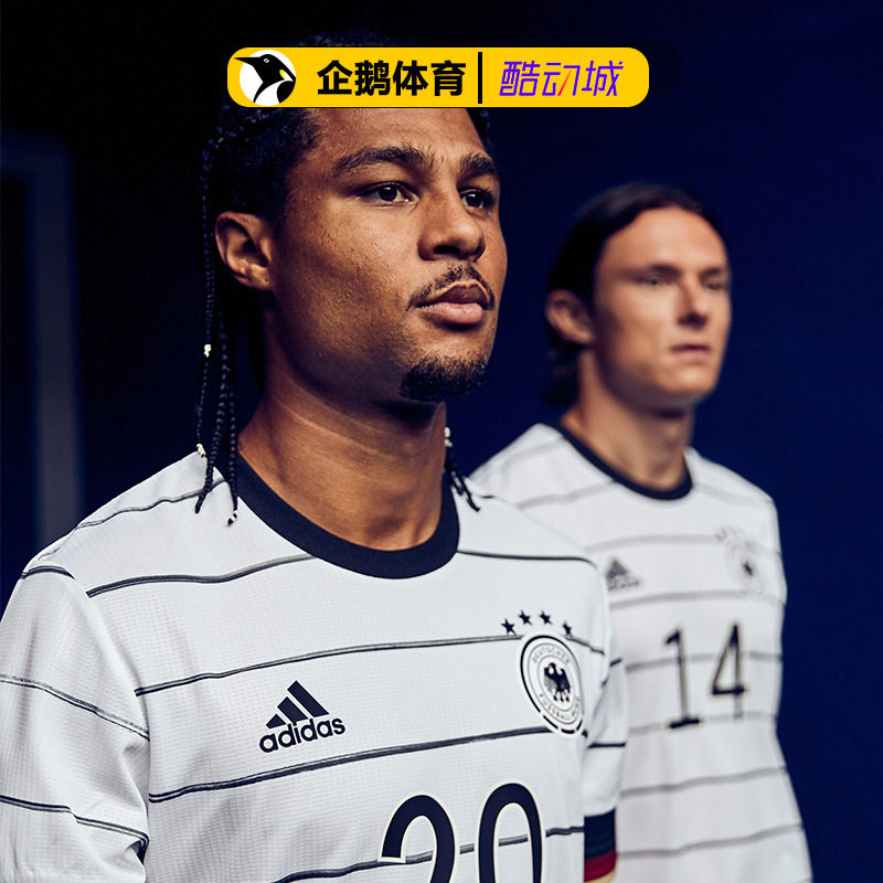 Adidas阿迪达斯欧洲杯德国队主场球迷版球衣男子短袖足球服EH6105_虎窝淘