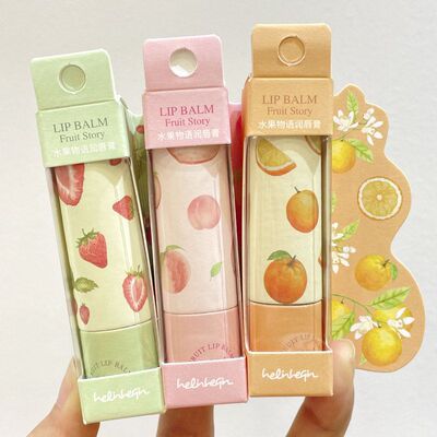 正品保证好伶好倩水果物语润唇膏润泽保湿水莹果汁唇亮泽H114