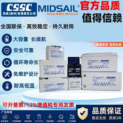 风帆6-GFM-100消防UPS蓄电池12V