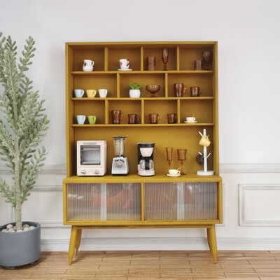 微缩娃屋家具6分12分木质餐边柜BJD blythe拍照道具场景装饰配件