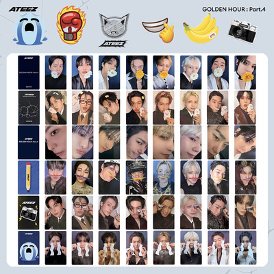 ATEEZ梯GOLDEN HOUR Part4专辑周边小卡 TARGET特典卡随机卡
