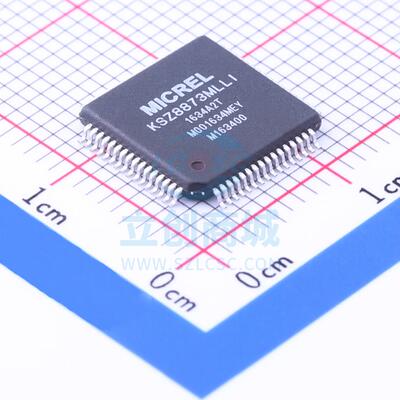 以太网芯片 KSZ8873MLLI LQFP-64_10x10x05P MICROCHIP(美国微芯)