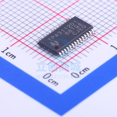 音频功率放大器 TPA3112D1PWPR HTSSOP-28 TI 全新原装进口