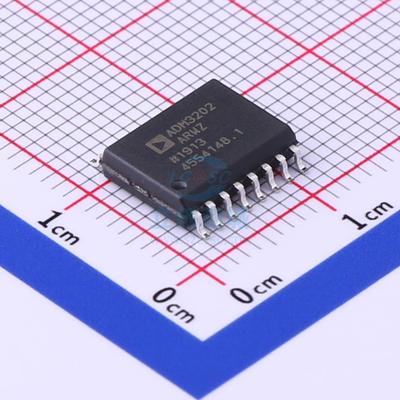 RS232芯片 ADM3202ARWZ-REEL SOIC-16 ADI(亚德诺)/LINEAR(凌特)