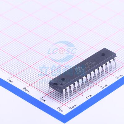 单片机(MCU/MPU/SOC) ATMEGA328P-PU DIP-28_300mil MIC 全新原装