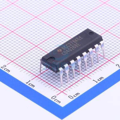 计数器/分频器 CD4026BE DIP-16 TI 全新原装进口