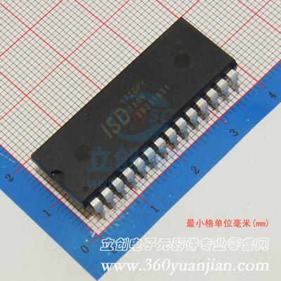 音频接口芯片 ISD1720PY DIP-28_600mil ISD