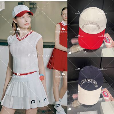 女士高尔夫球帽蝴蝶结防晒帽