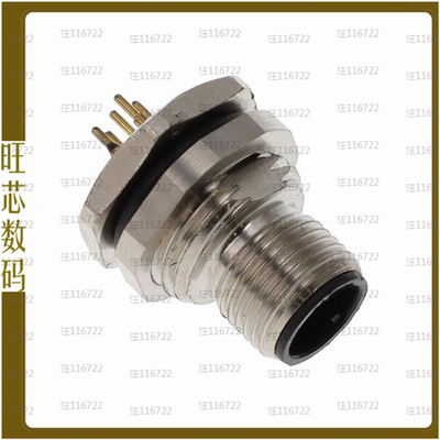 ALBKM12-RPBR5-S0【BULKHEAD CONN. M12 REAR MT. 5-PO】