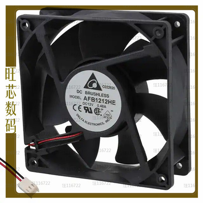 1-NPO/603-1326【FAN AXL 120X38MM 12VDC RECT CONN】