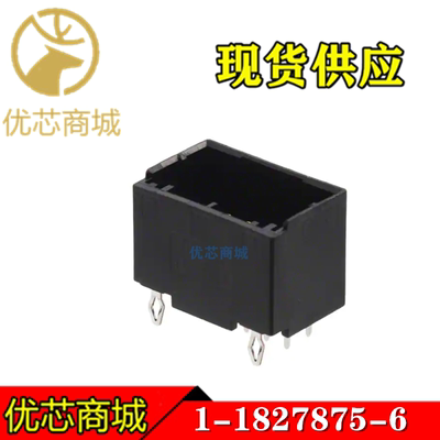 TE/AMP泰科连接器 1-1827875-6 插座针座12Pin 间距2.5mm 现货