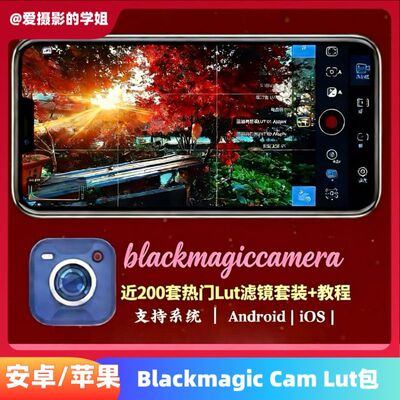 Blackmagic Cam Lut包 极影相机+飓风+馆长Lut滤镜安卓/苹果可用