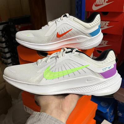 NIKE耐克男子新款运动鞋春秋QUEST 5 SE缓震轻便跑步鞋FJ1054-100