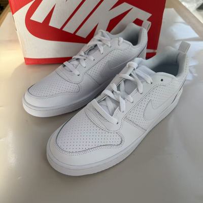 Nike耐克 Court Borough 男子小空军纯白低帮休闲板鞋 838937-111