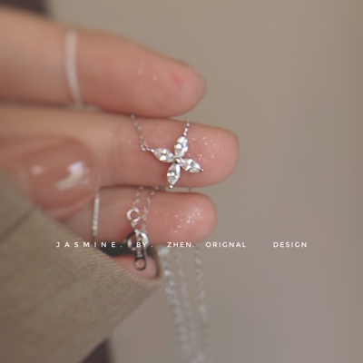 锁骨链S925纯银o字链纯银