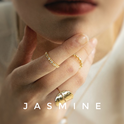 JASMINE轻奢宫廷风镂空雕花戒指