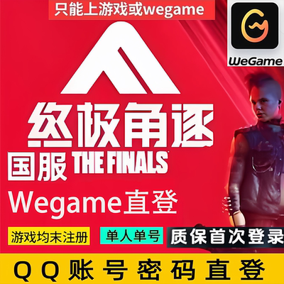 终极角逐WeGame国服the finals账号客户端