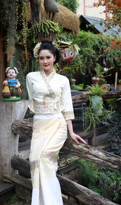 西双版纳棉傣族套装女2024