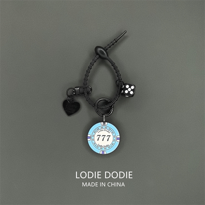 原创好运筹码钥匙扣情侣