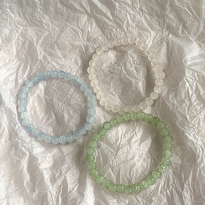 冰感水木年华手串古风小清新高颜值手链ins小众diy手工设计感手饰