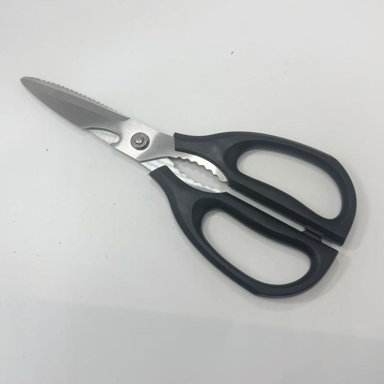 张小泉多功能厨房剪刀多用不锈钢家用加长加厚强力烤肉锋利大剪子