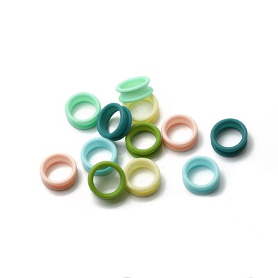 宠物剪刀软硅胶指圈通用彩色