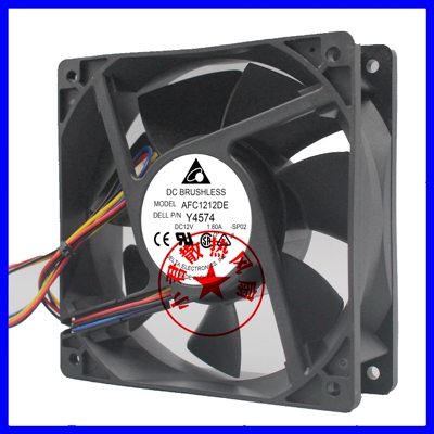 台达 AFC1212DE 12038 12V 1.6A 12CM 暴力 大风量 温控pwm 风扇