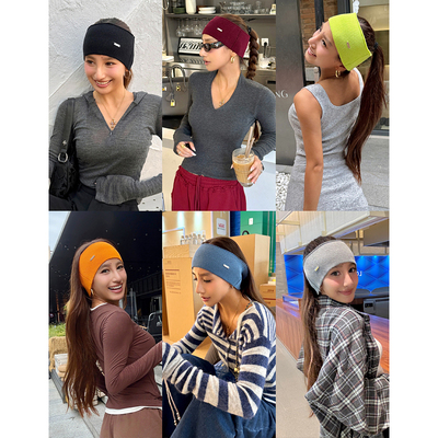 丸丸Maruco15号PM20:00 针织发带 时尚百搭发箍舒适柔软显脸小