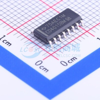 移位寄存器 CD4015BM96G4 SOP-16 TI/德州 电子元器件 原装正品