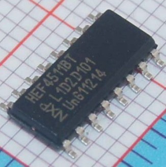 热卖 贴片 HEF4511 HEF4511BT SOP-16 解码器及解复用器 原正品