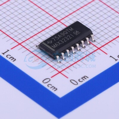 RS232芯片 MAX3232ID SOIC-16 TI/德州 电子元器件配单原装正品
