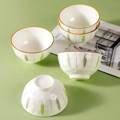 9.9元4只装陶瓷米饭碗家用